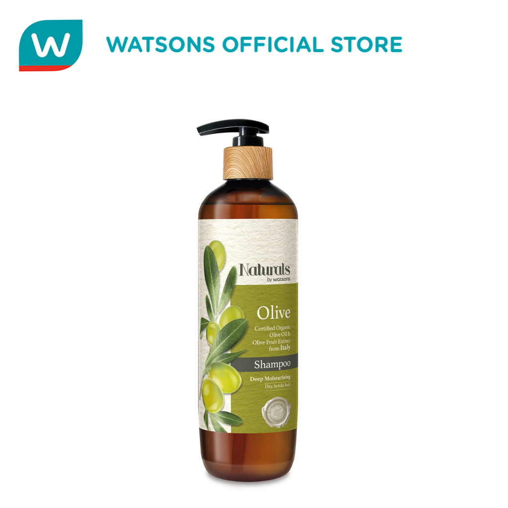NATURALS BY WATSONS Olive Shampoo 490ml | Shopee Philippines