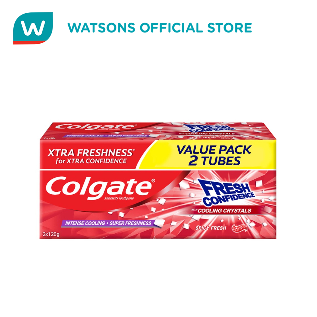 COLGATE Fresh Confidence Spicy Fresh Toothpaste For Fresh Breath 120g ...