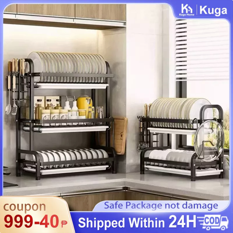 3 tier dish rack kitchen organizer plate organizer dish storage rack ...