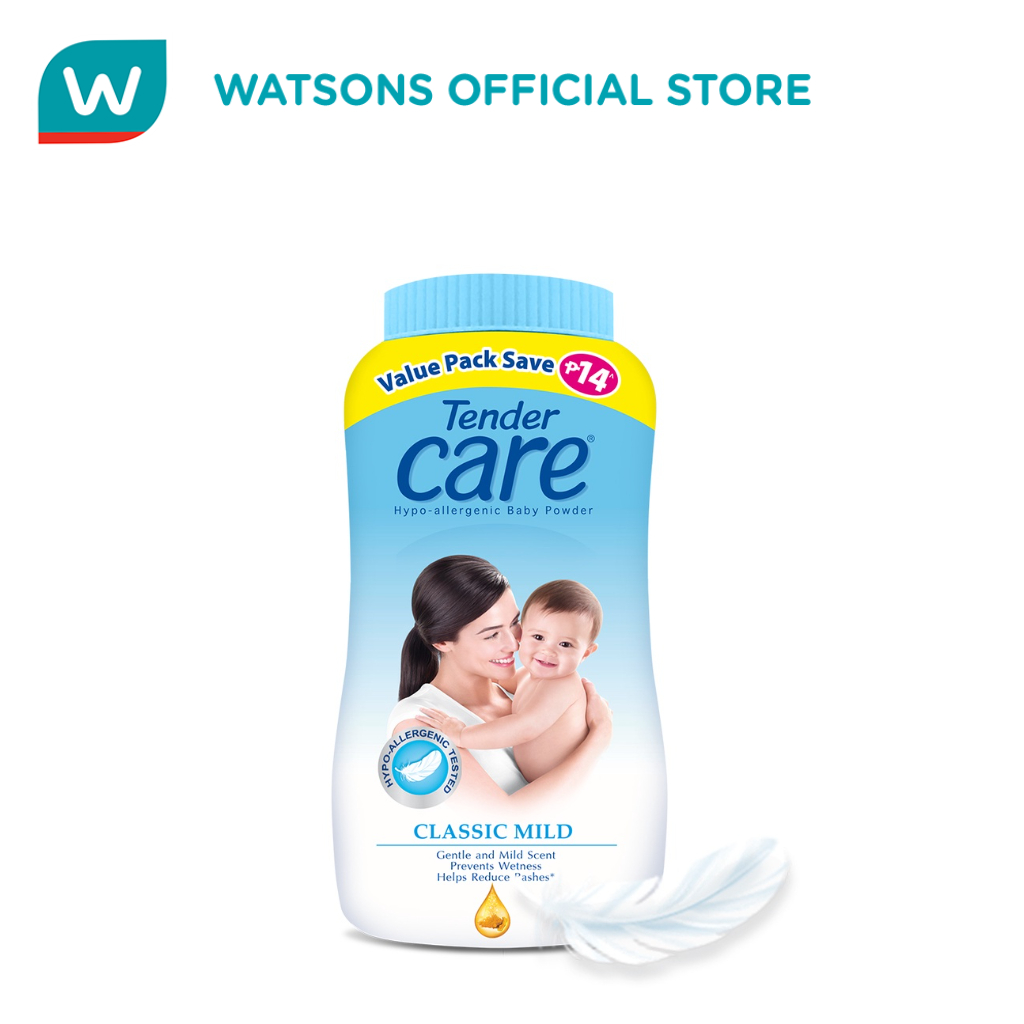 TENDER CARE Classic Mild Hypo-Allergenic Baby Talc 200g Value Pack - Save P14 | Shopee Philippines