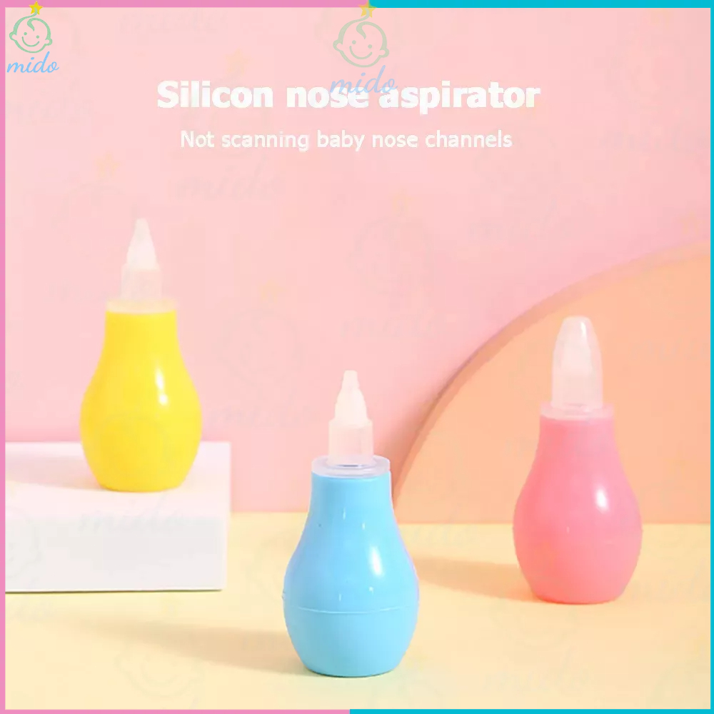 Mido Baby nasal aspirator Silicone Baby Nose Cleaner Pump | Shopee ...