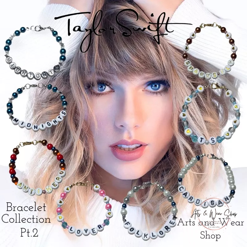 Taylor Swift Inspired Bracelets Pt.2 (Handmade by Arts and Wear Shop ...