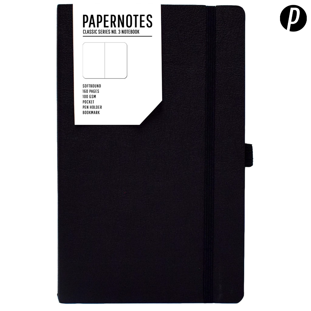 Papernotes Black Classic Series Notebook (A5) | Shopee Philippines