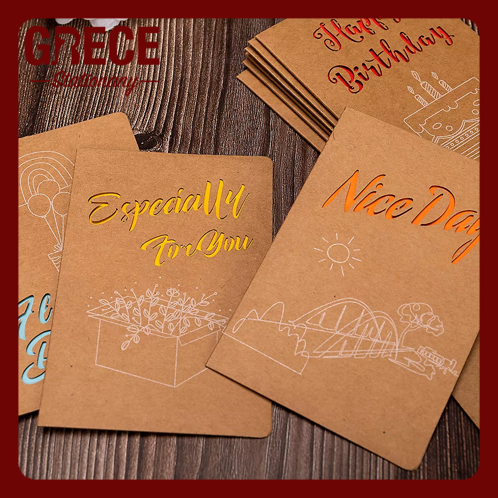 Kraft Lettering birthday greeting card | Shopee Philippines