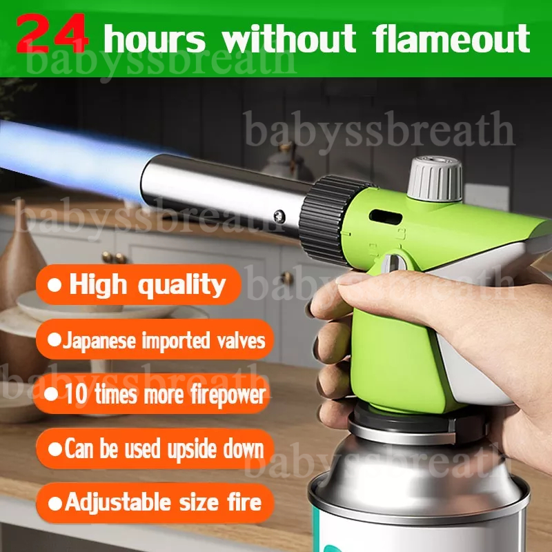 10 times more firepower multi function Gas blow flame gun butane auto ignition jet burner ...