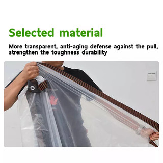 Transparent Trapal Waterproof Tarpaulin with Eyelets Waterproof Tarp ...