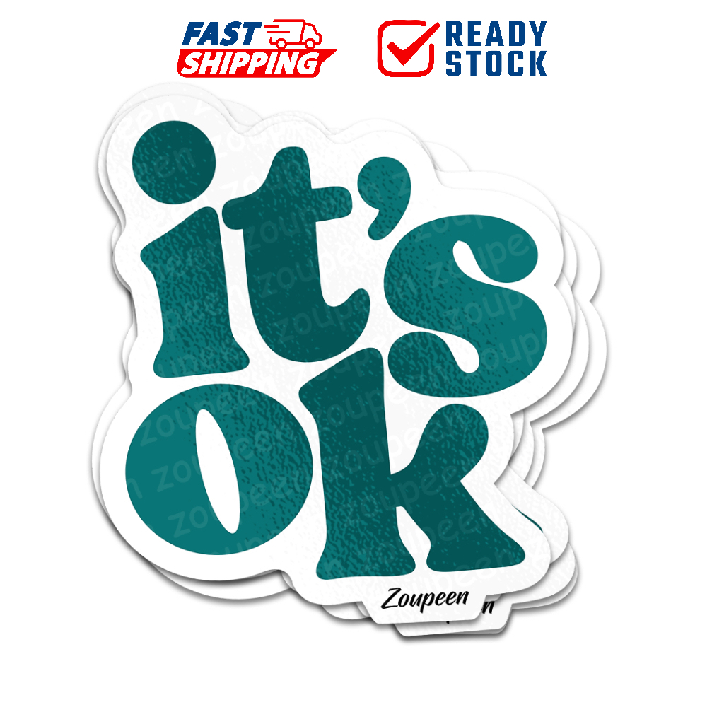 M20 It's Ok Waterproof Solo Sticker | Shopee Philippines