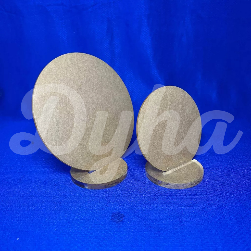 Round Acrylic Stand With or Without Thick Base Guest Name Tag table ...