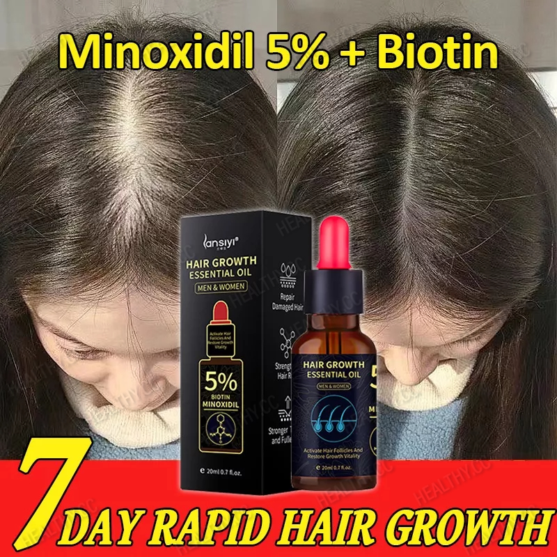 Minoxidil 5% Hair Grower Serum Original Biotin minoxidil hair grower ...