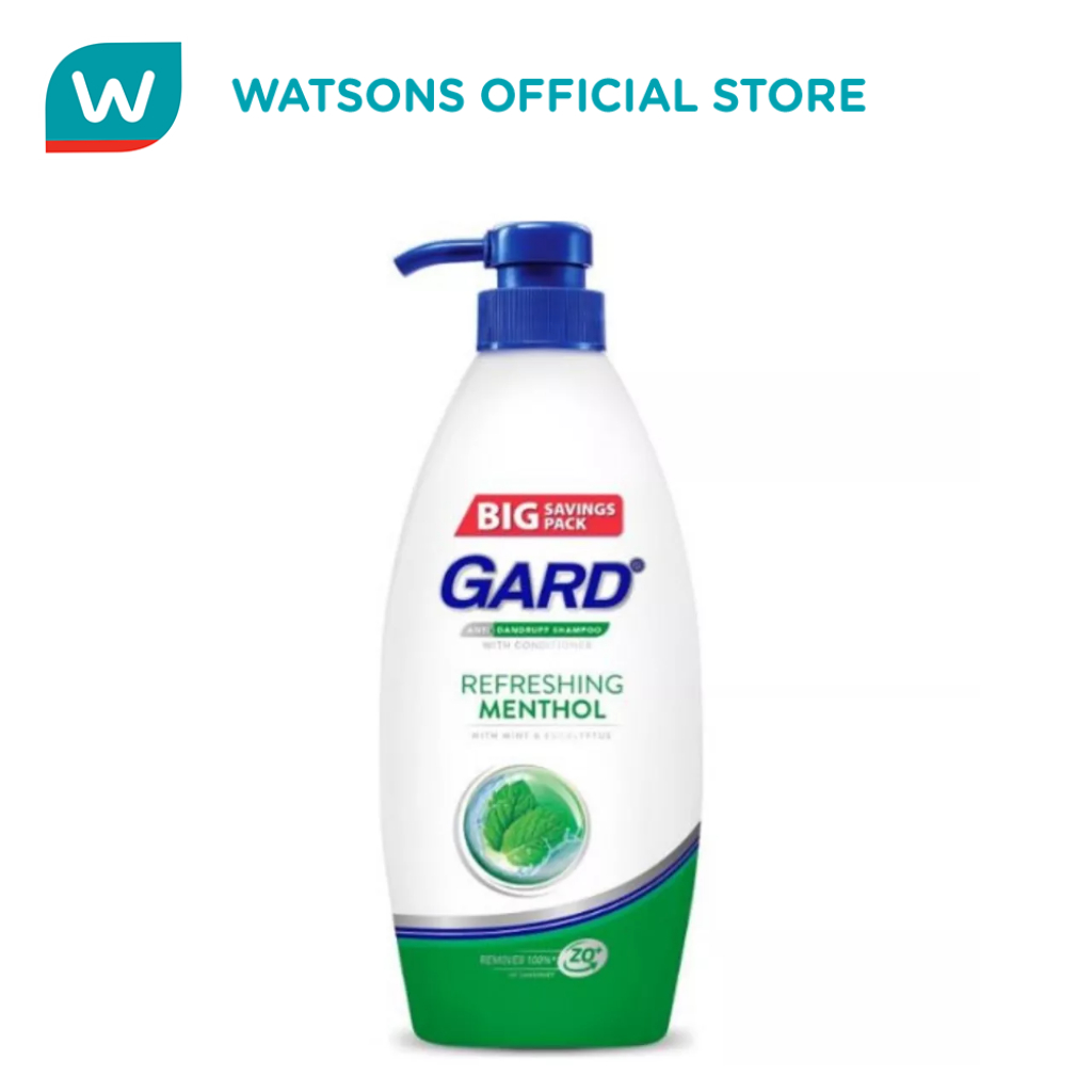GARD Anti-Dandruff Refreshing Menthol Shampoo 600ml | Shopee Philippines