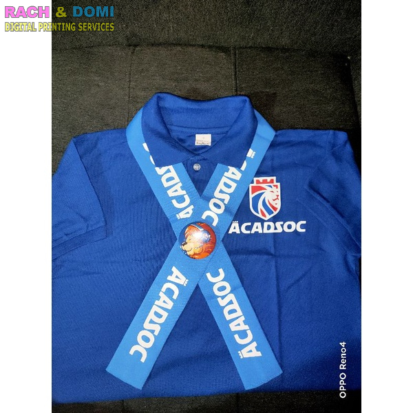 ACADSOC BUNDLE ESL POLOSHIRT,LANYARD AND PIN UNISEX | Shopee Philippines