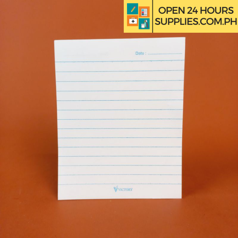 Victory 1/4 Pad Paper Quiz 100 Mm X 125 50 Gsm 80 Leaves | Shopee ...