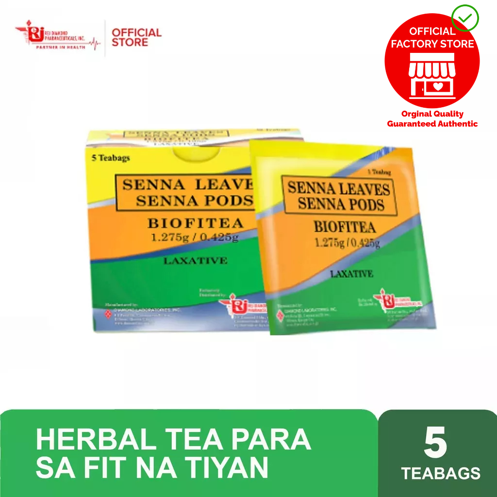 Biofitea Slimming Herbal Tea with Senna Leaves and Senna Pods - 5 ...