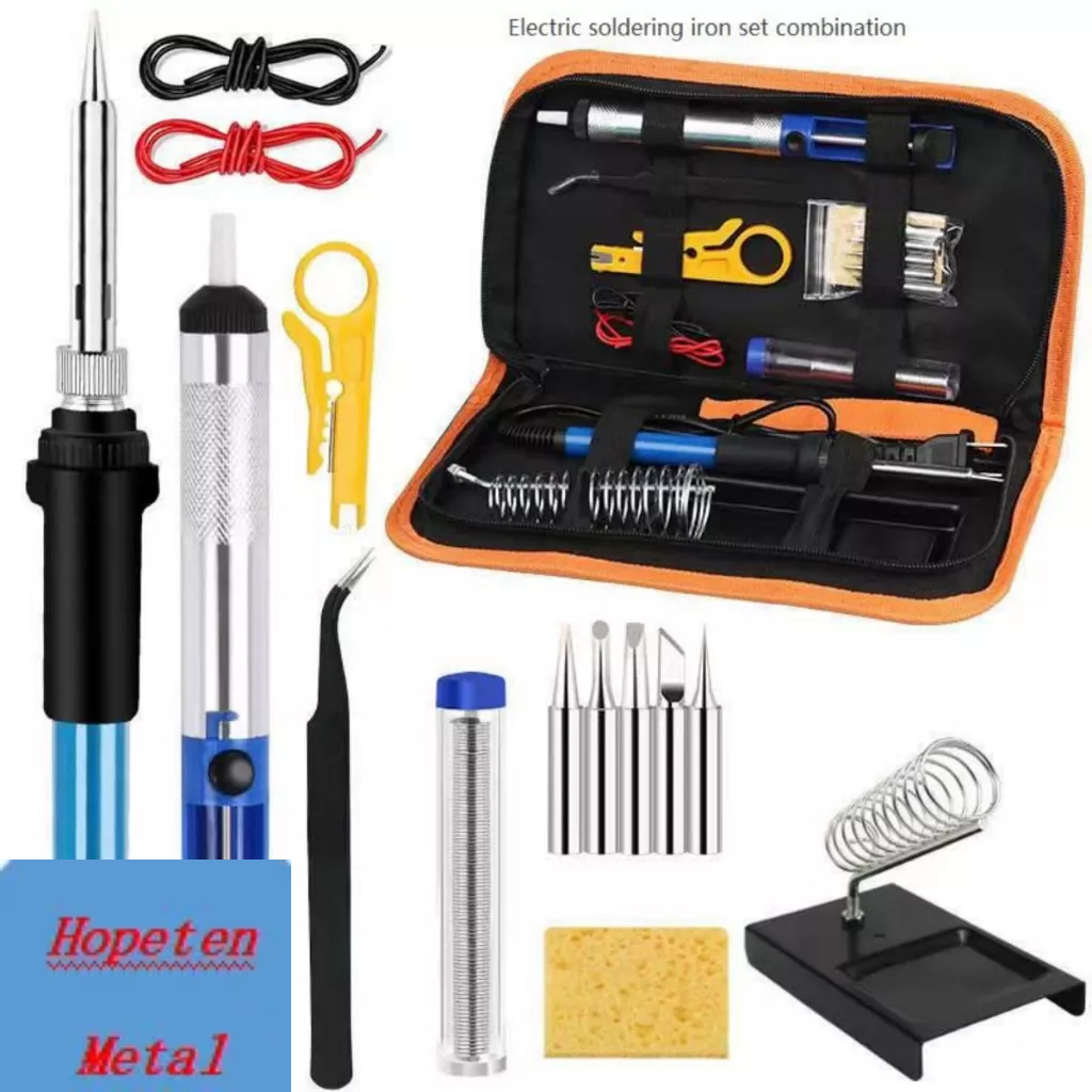 220V 60W Soldering Iron Original Set 10in1 Electric Welding Temperature ...