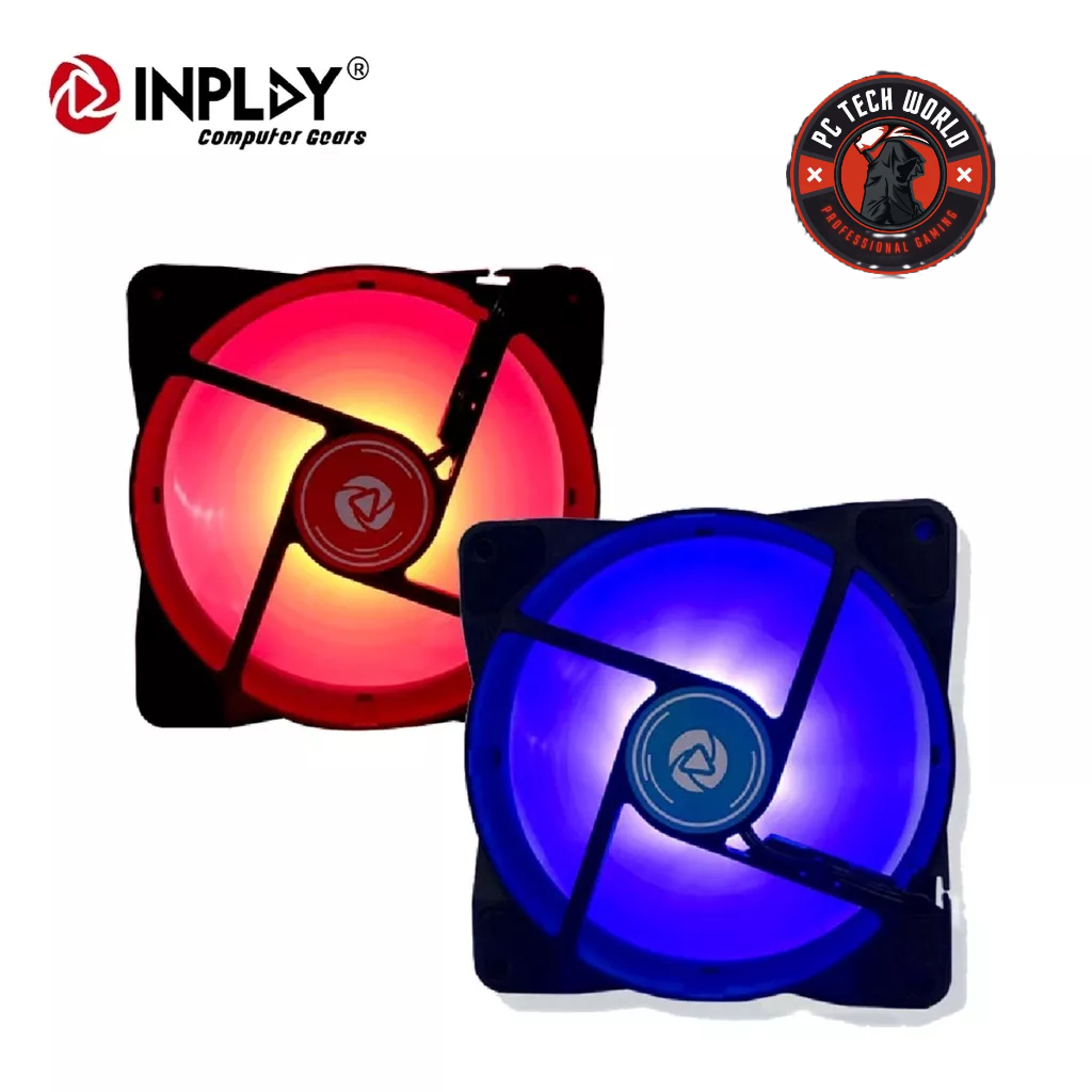 INPLAY 12BL/12RL CASE FAN RGB FAN COMPUTER FAN PC FAN SINGLE COLOR ...