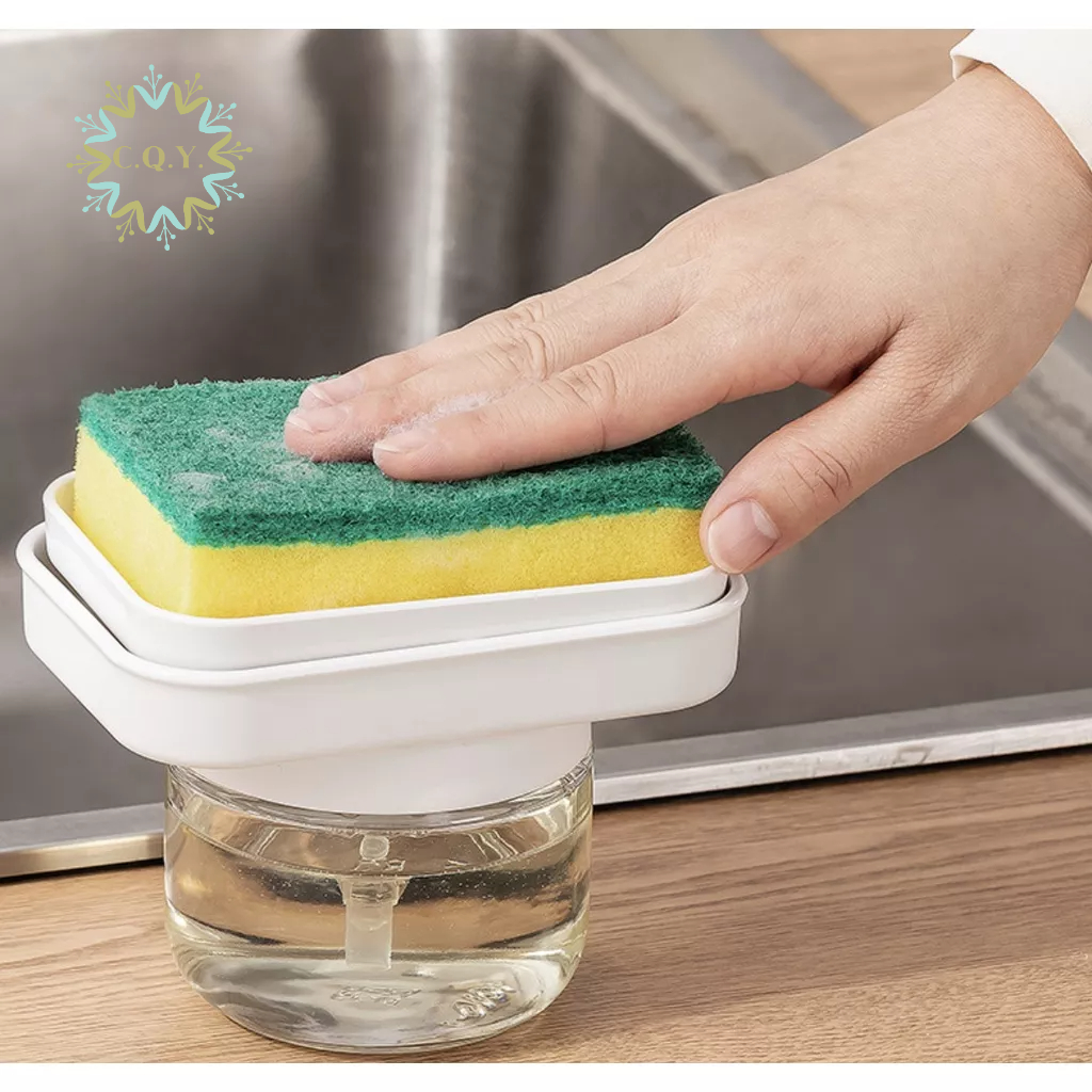Press Type Liquid Detergent Dispenser Kitchen Soap Dispenser 280mL ...