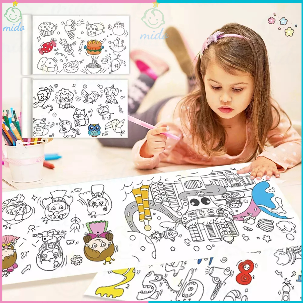 MD 3M Kids Coloring Roll Painting Rolls Drawing Paper for Kids hildren ... MD 3M Kids Coloring Roll Painting Rolls Drawing Paper for Kids hildren ...