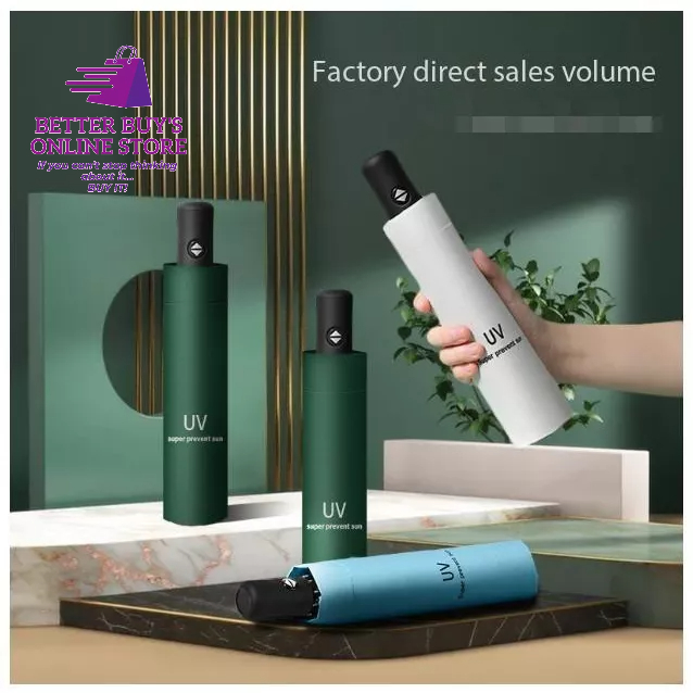 Magic Flowering Umbrella Automatic Magic UV Sunscreen Eight BoneUmbrella Rain Windproof | Shopee ...