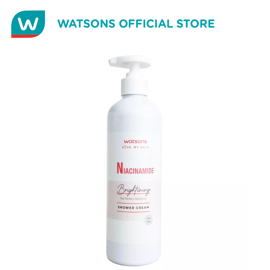 WATSONS Love My Skin Niacinamide Brightening Shower Cream 490ml ...