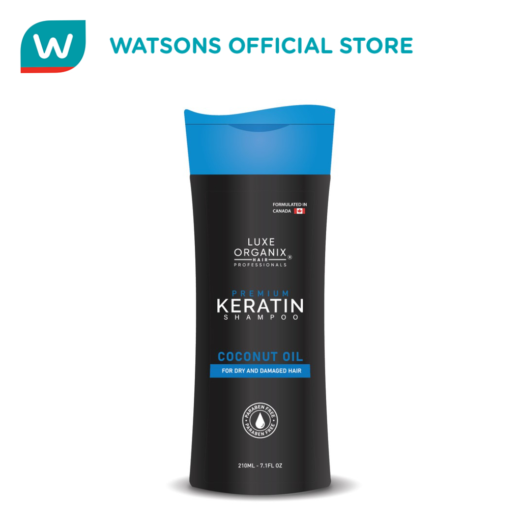 LUXE ORGANIX Keratin VCO Shampoo 210ml | Shopee Philippines