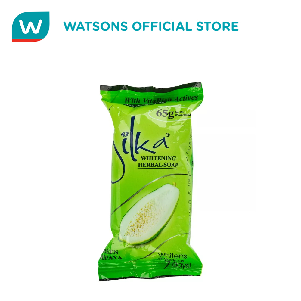 SILKA Green Papaya Bar Soap 65g | Shopee Philippines