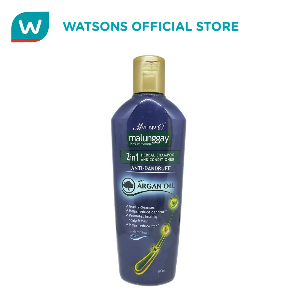 MORINGA-O2 Herbal Anti-Dandruff Shampoo & Conditioner with Argan Oil 2 ...