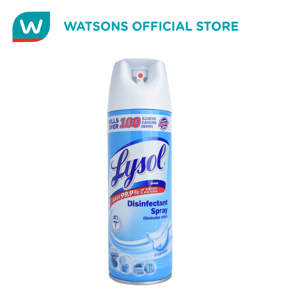 LYSOL Disinfectant Spray Crisp Linen 340g | Shopee Philippines