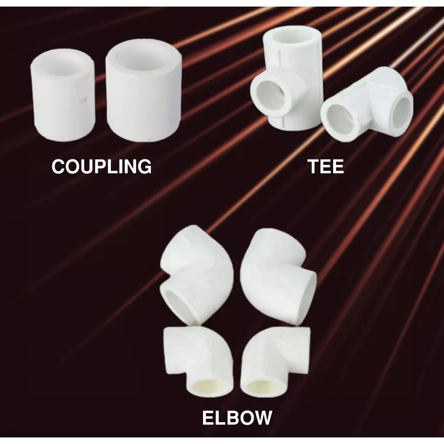 PPR FITTINGS ELBOW, TEE, COUPLING | Shopee Philippines