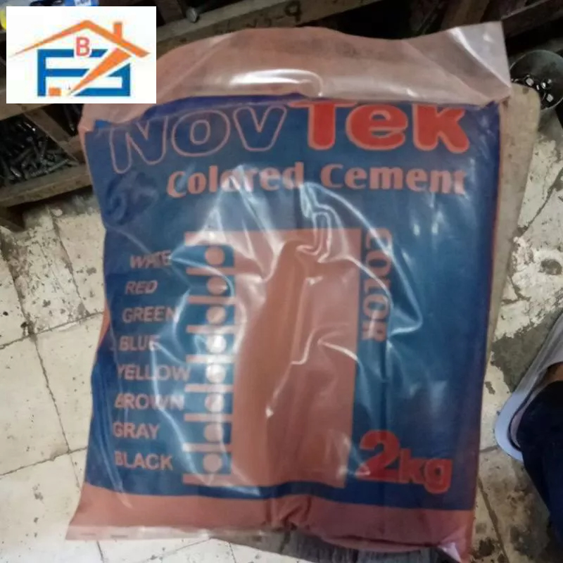 NOVTEK Colored Cement Red/Green/WHITE (2kg) | Shopee Philippines
