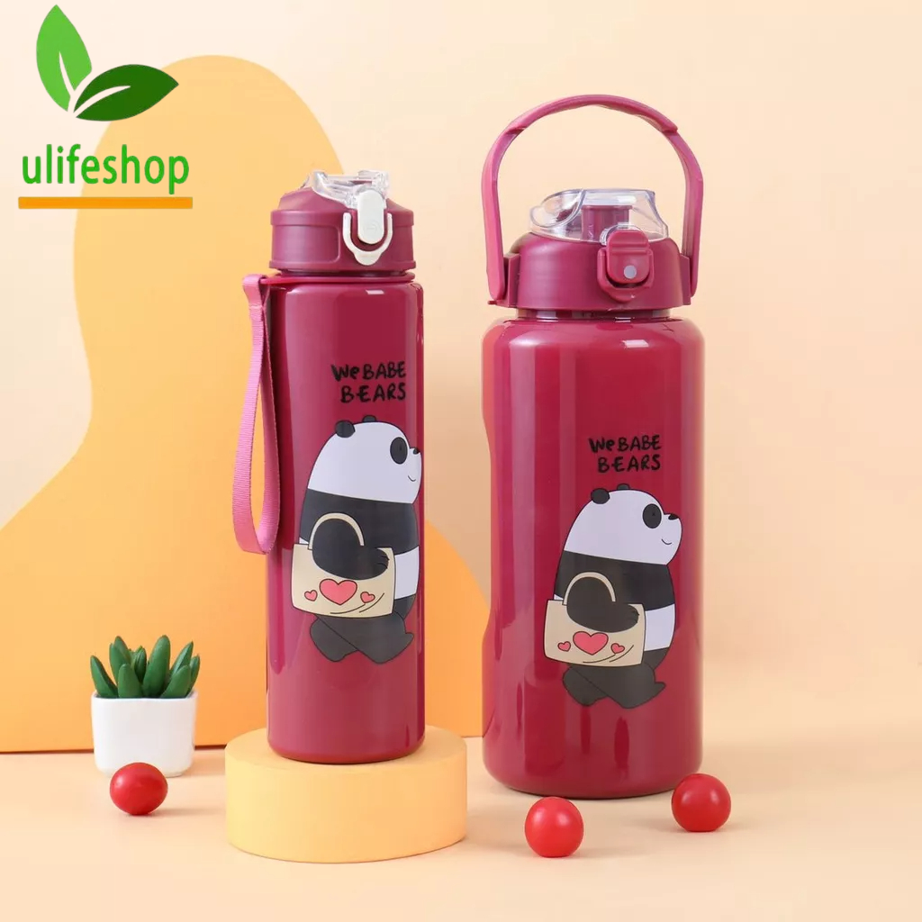 Ulife (Buy One take 1) Motivational Water Bottle W/ Time Marker Straw ...
