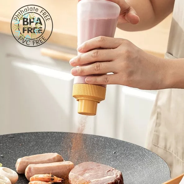 Kitchen 350mL Ingredients Container Spice Sprinkler Bottle for Flour ...