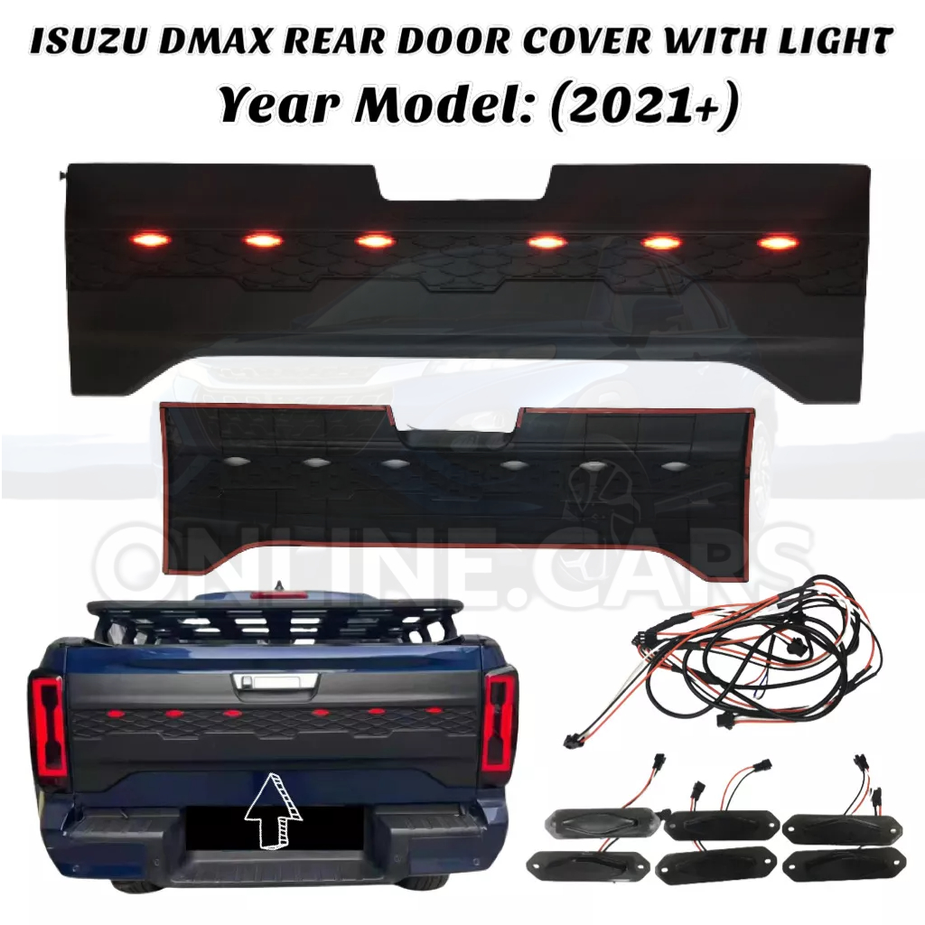 OC Isuzu D-max 2021 2022 2023+ Rear Lower Cladding/Rear Guard Plate ...