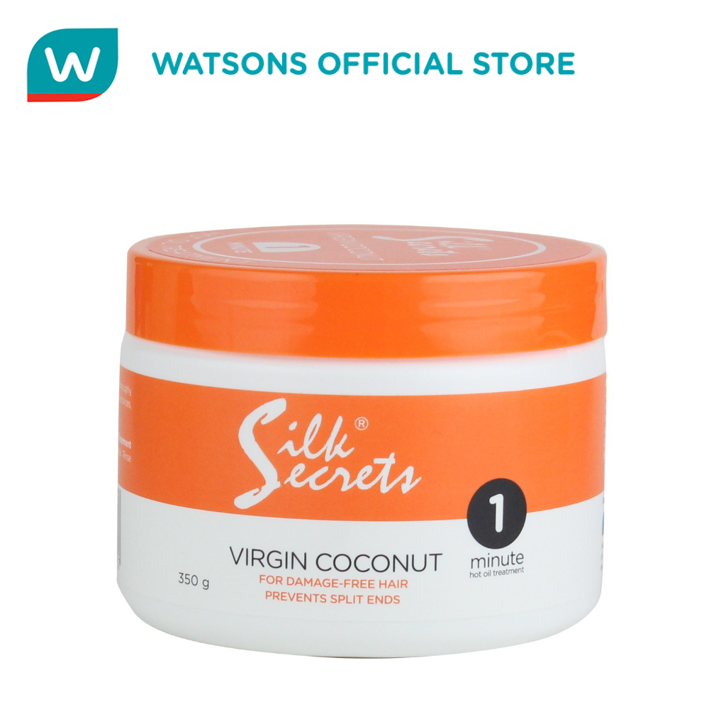 SILK SECRETS One Minute Hot Oil Virgin Coconut Oil 350g | Shopee ...