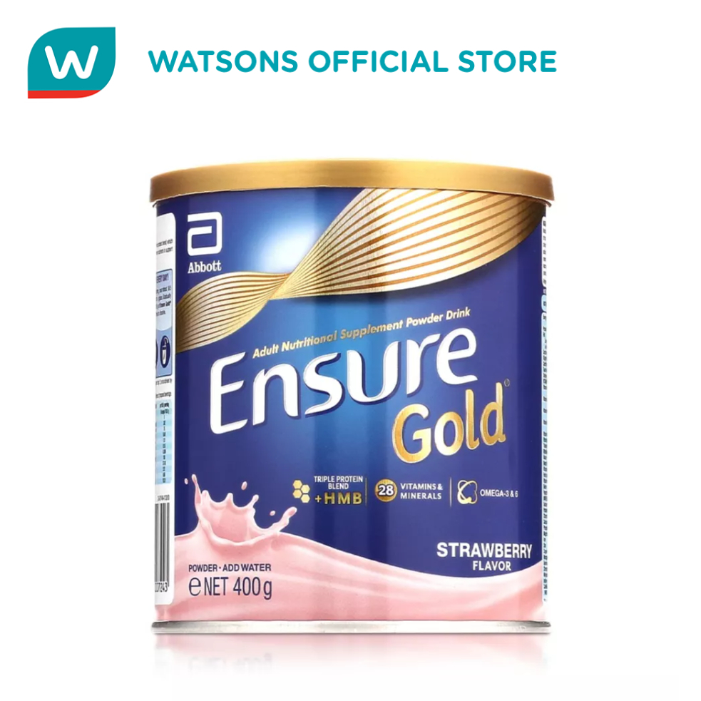 ENSURE Gold HMB Strawberry 400g | Shopee Philippines