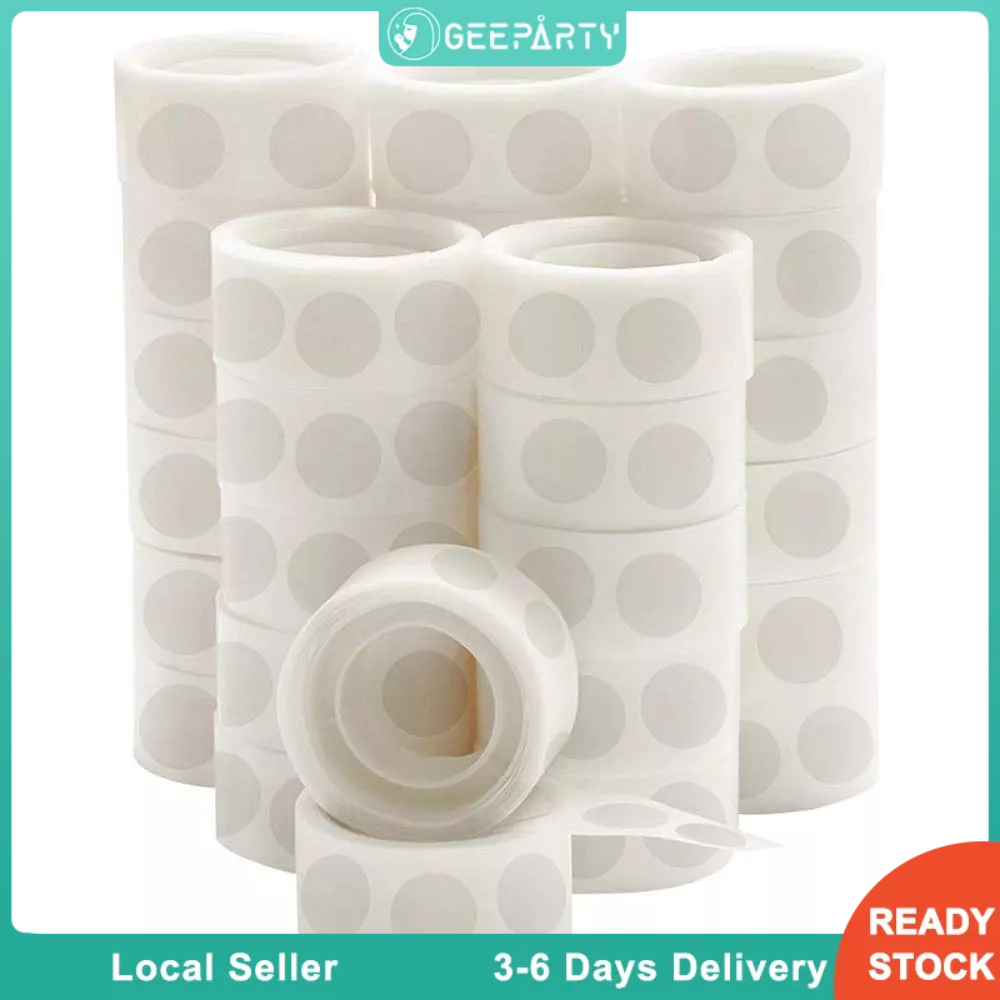 GeeParty [100 Dots/Roll] Glue Dots for Balloon Decoration | Shopee ...