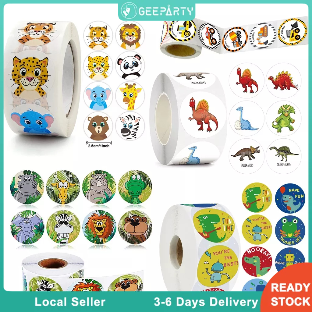 500pcs Sticker For Kid's Birthday Party Decorations Gift Bag stickers ...