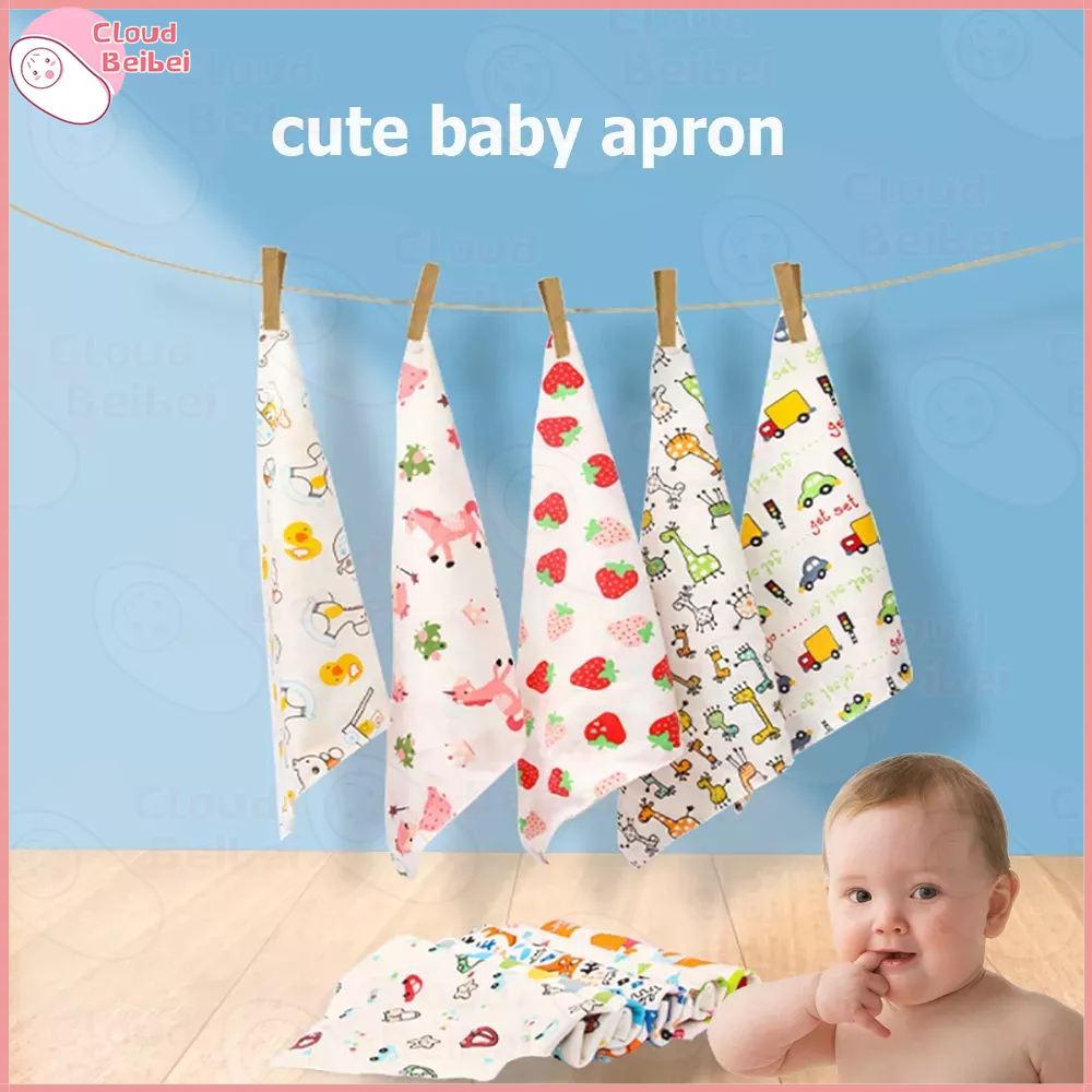 Cloud Pure Cotton Infant Triangle Bib Comfort Ventilate Bib Baby ...