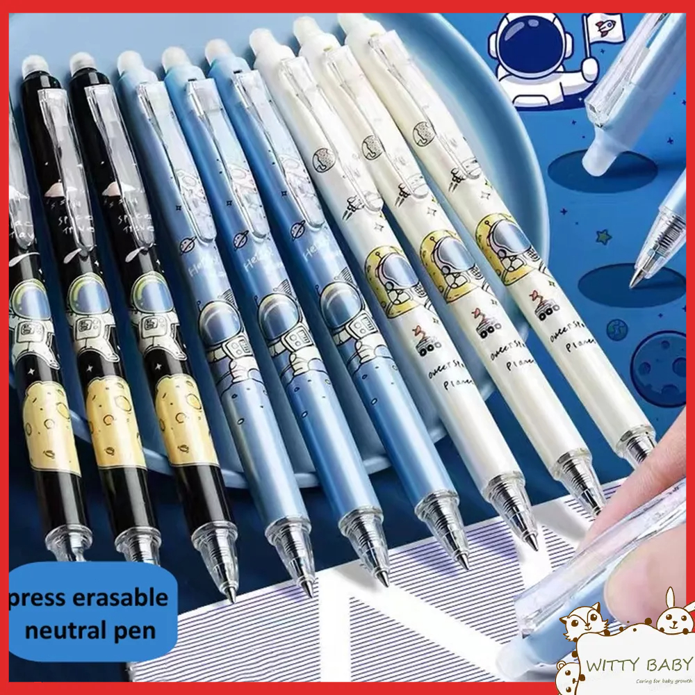 【COD】 erasable pen press erasable neutral pen high appearance erasable ...