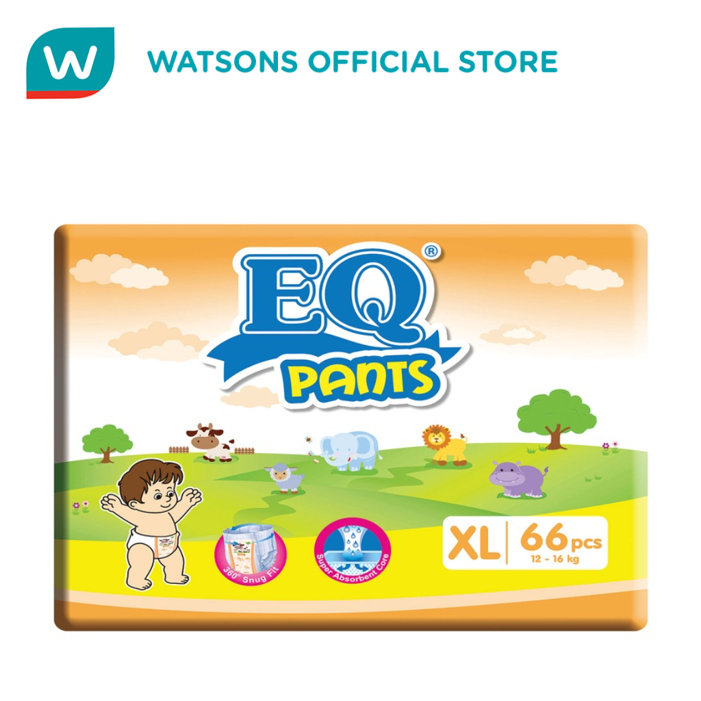 EQ Pants Disposable Diapers Extra Large 66s | Shopee Philippines