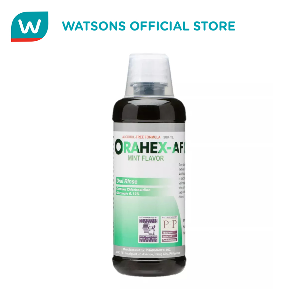 ORAHEX Oral Rinse 380ml Mint Alcohol | Shopee Philippines