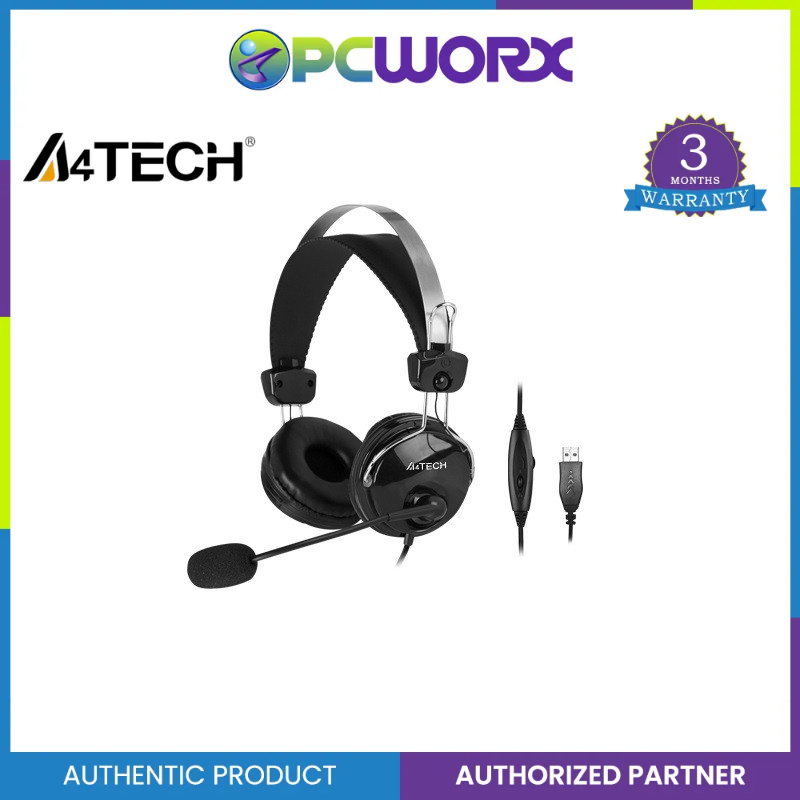 A4Tech Hu-7p USB Comfort Fit Headset | Shopee Philippines