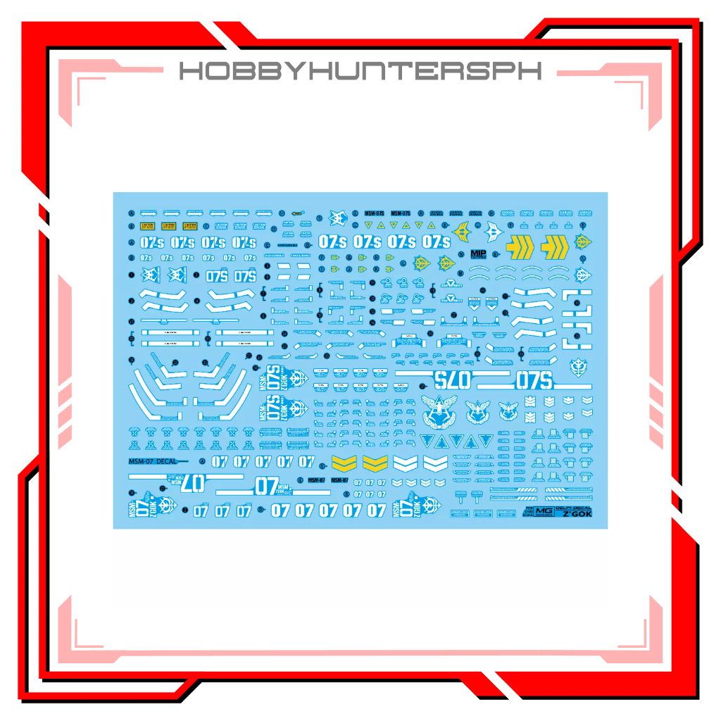 Delpi Decal MG Z'gok Waterslide Decal | Shopee Philippines