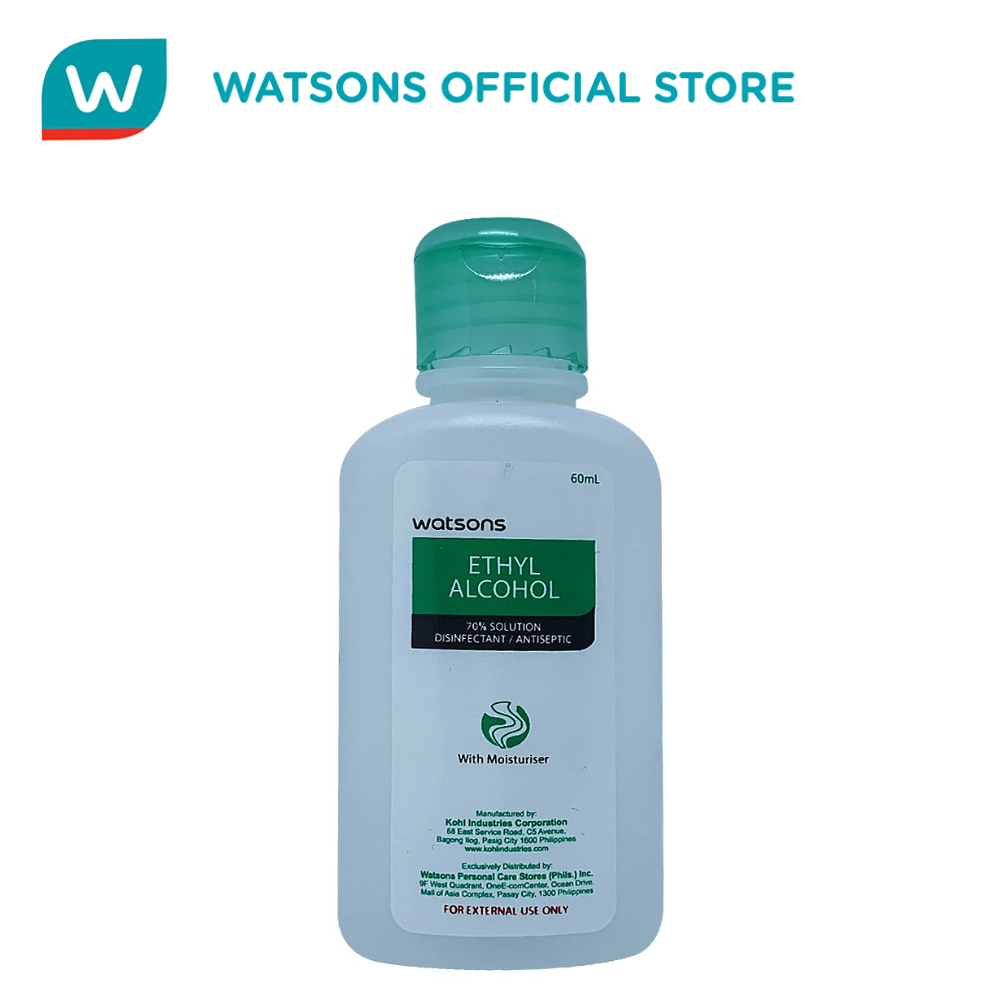 WATSONS Ethyl Alcohol 70% 60ml | Shopee Philippines