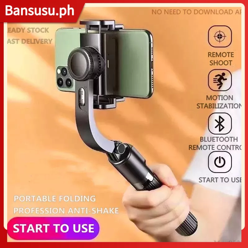 4in1 L08 Gimbal Stabilizer for phone stabilizer Anti-Shake Selfie Stick ...