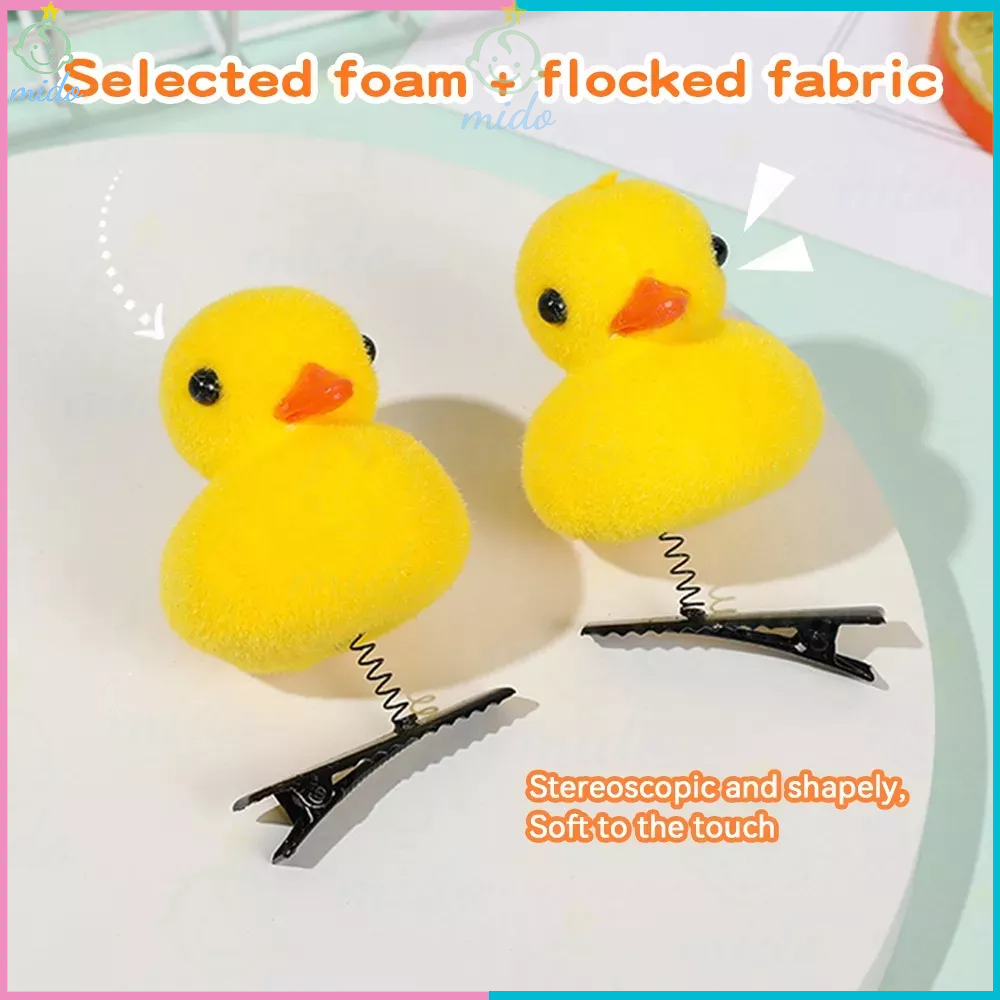 Mido Cute Yellow Duck Hairpin for Kids Hairpin Decoration | Shopee ...