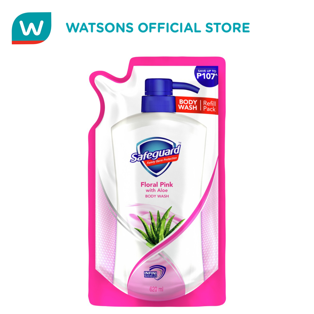 SAFEGUARD Body Wash Floral Pink Refill 620ml | Shopee Philippines