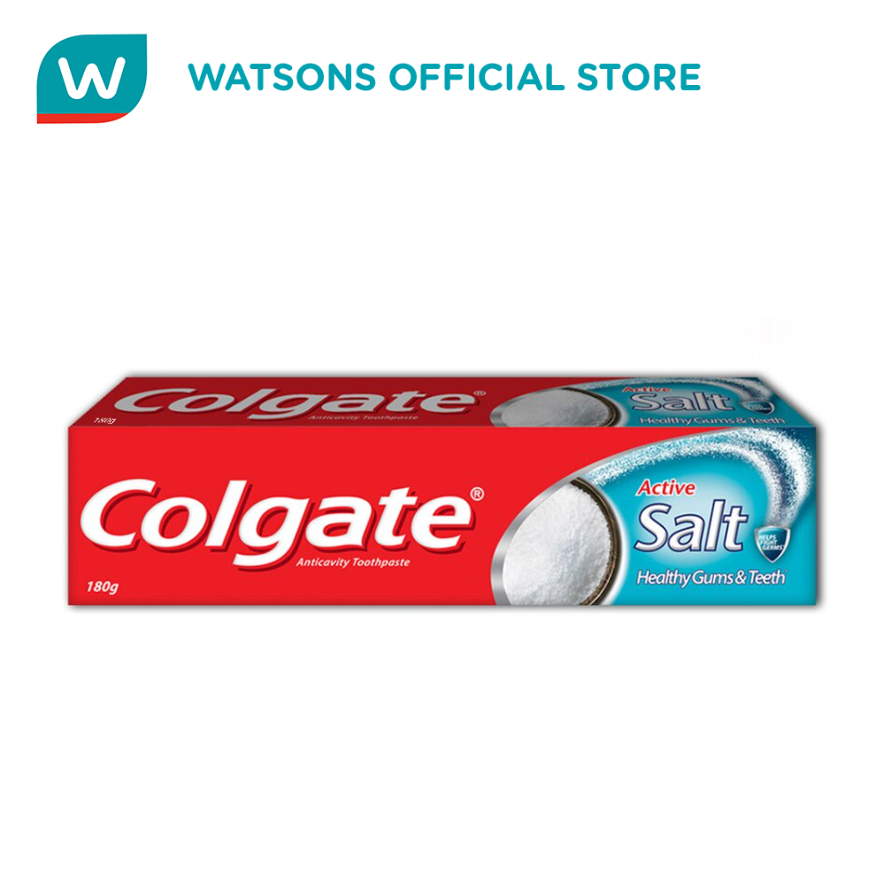 COLGATE Active Salt Toothpaste 180g | Shopee Philippines