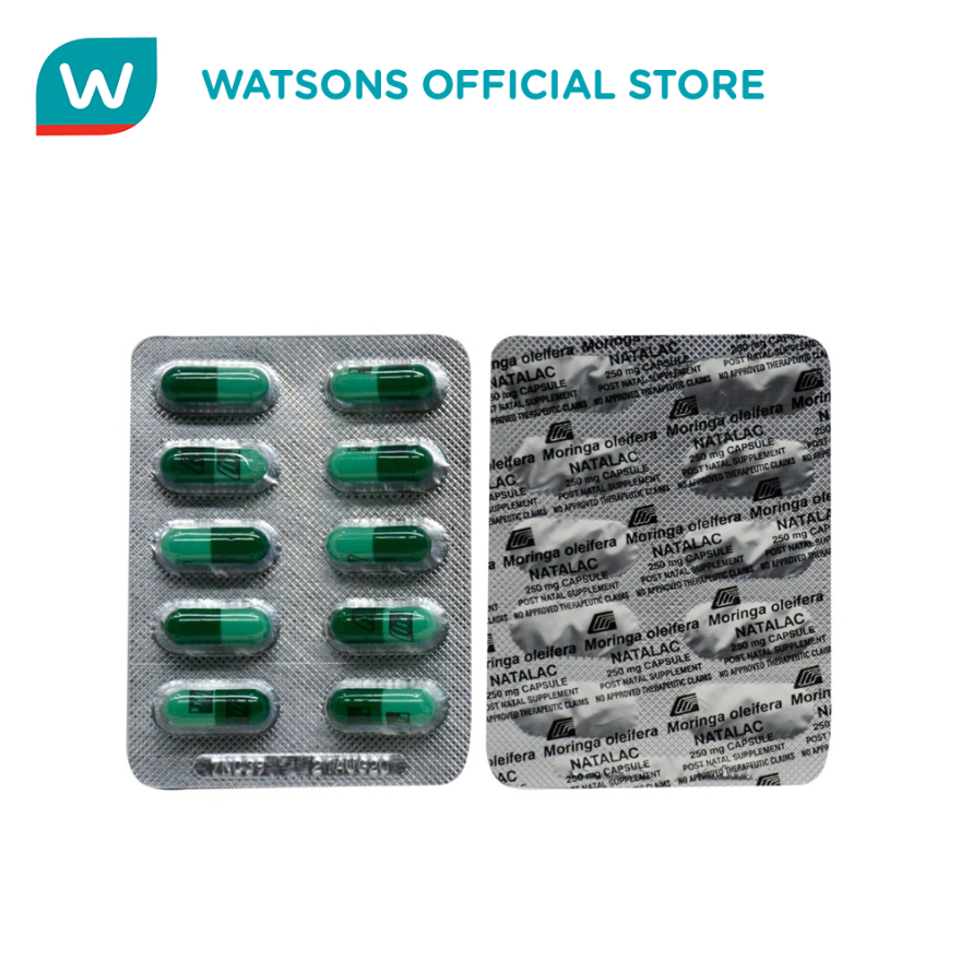 NATALAC Moringa Oleifera 250mg Capsule 1 Capsule | Shopee Philippines