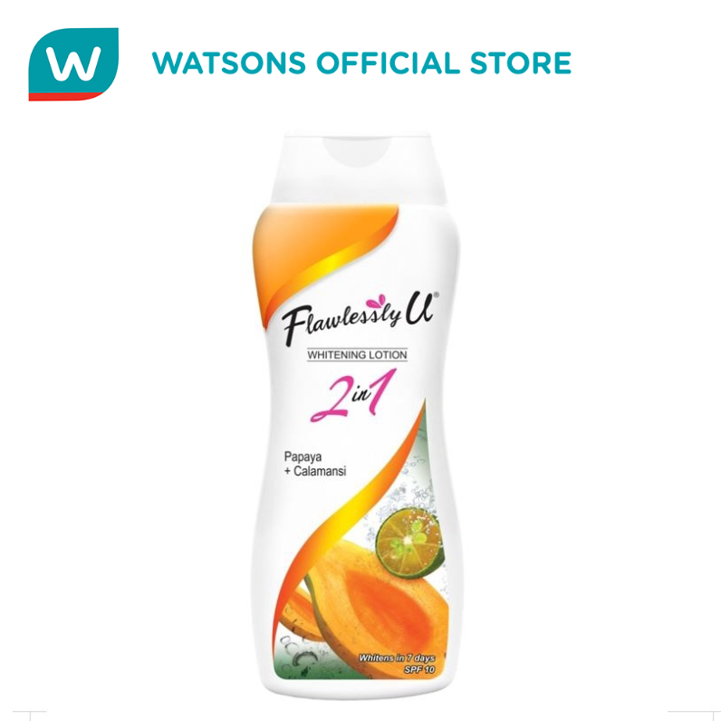 FLAWLESSLY U Papaya + Calamansi 2in1 Lotion 200ml | Shopee Philippines