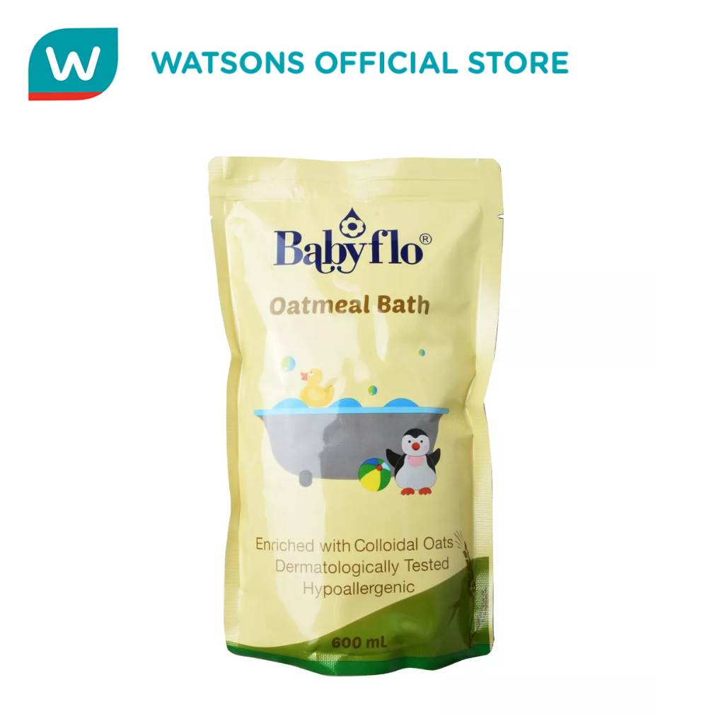 BABYFLO Oatmeal Bath Refill 600ml | Shopee Philippines